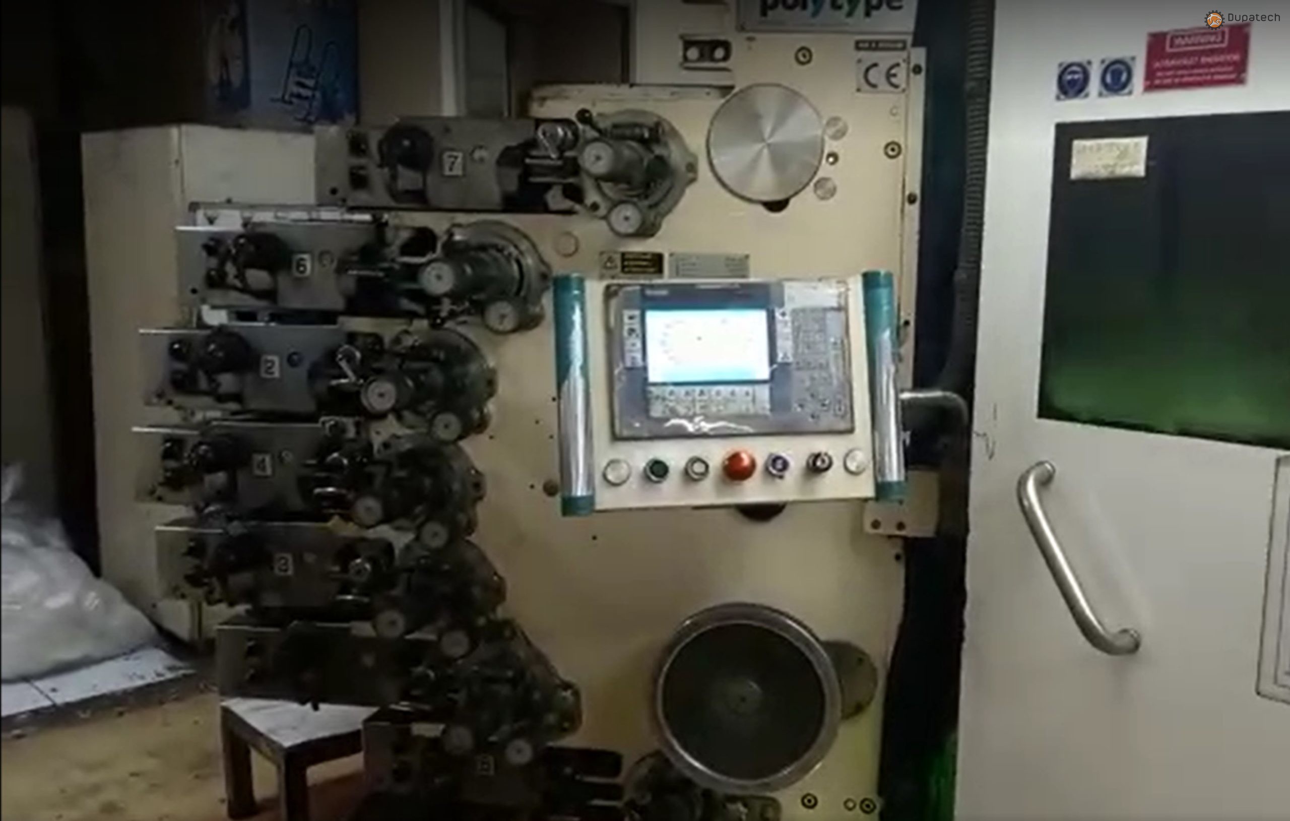 Polytype BDM 691 7 colour cupprinter 2006 - Dupatech